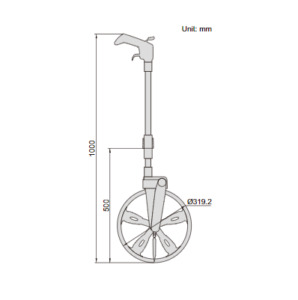 INSIZE Merni točak — UniorTeos